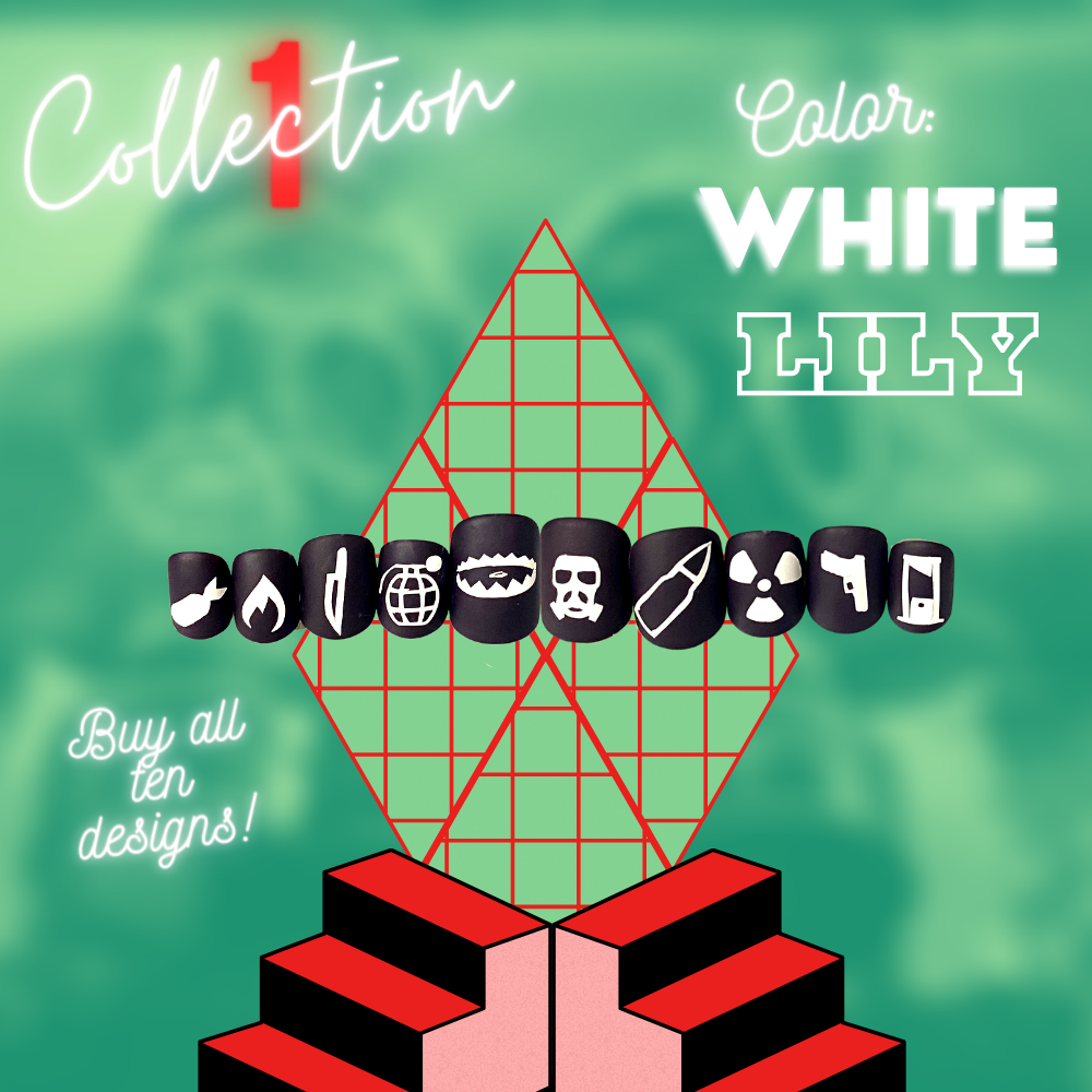 30 Count Pack - Collection 1 - Mixed Designs - Color: White Lily ...